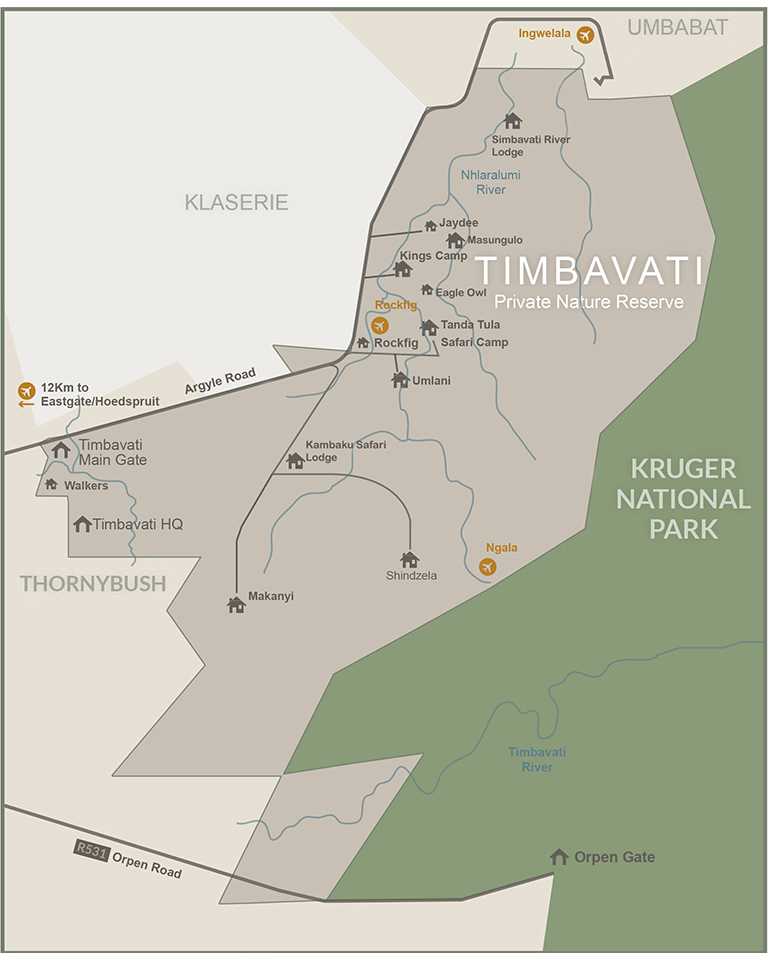 Timbavati Lodges Reservations - Kruger National Park - Timbavati ...